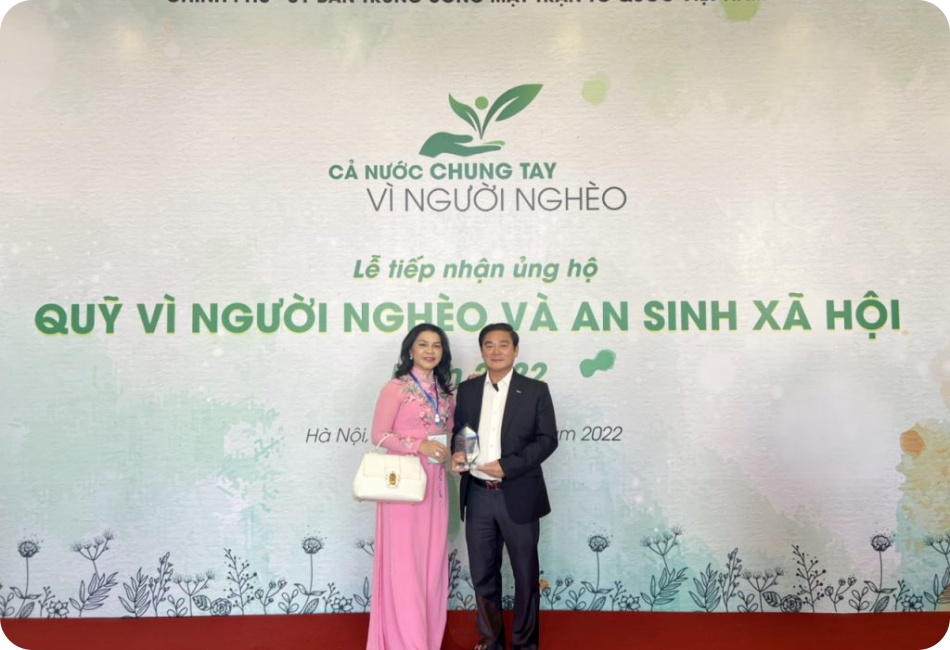 Quỹ Từ thiện Kim Oanh góp 10 tỷ đồng chung tay vì người nghèo.